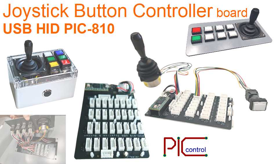 PIC-810 USB Joystick Button Controller